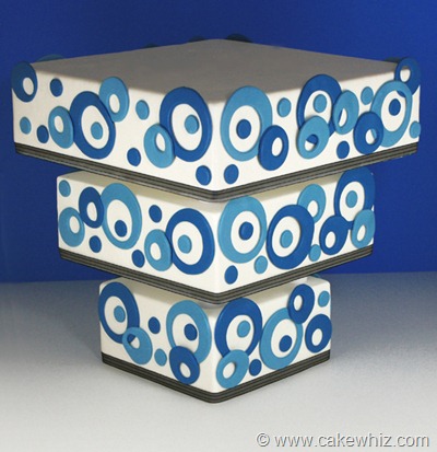 Upside Down Abstract Cake