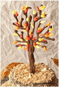 Chocolate Tree Cake {Fall or Thanksgiving} - CakeWhiz