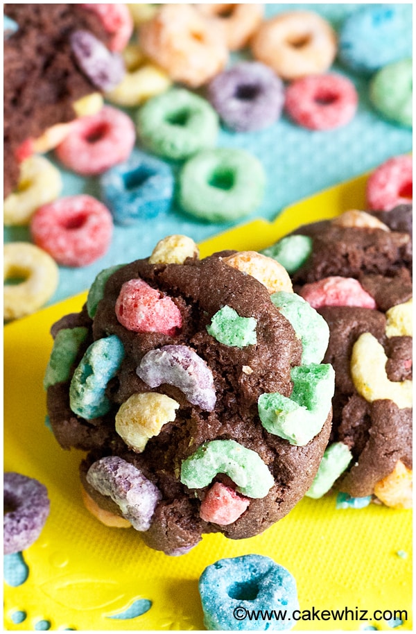Fruit Loops Chocolate Cookies - CakeWhiz