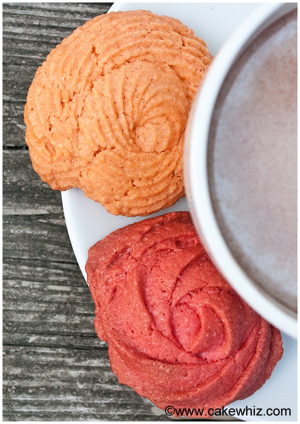 Raspberry Rose Cookies
