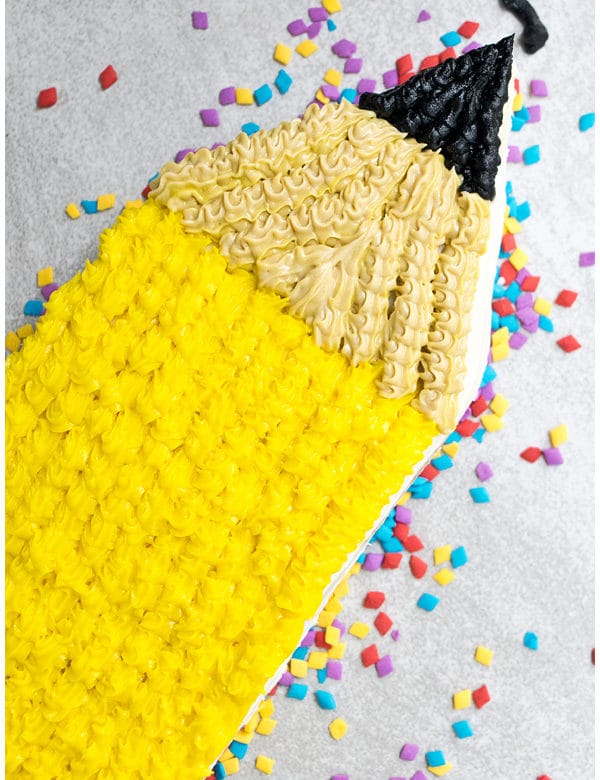 Back to School Pencil Cake