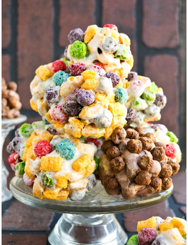 Rainbow Cereal Balls