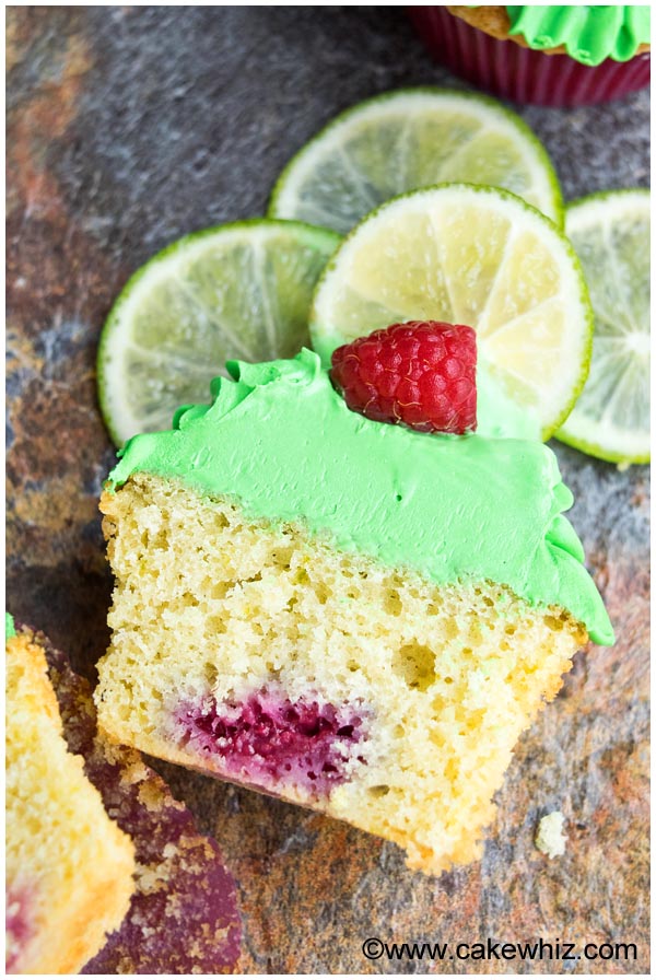 Raspberry Lime Cupcakes