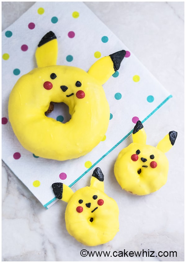 How To Make Pikachu Donuts