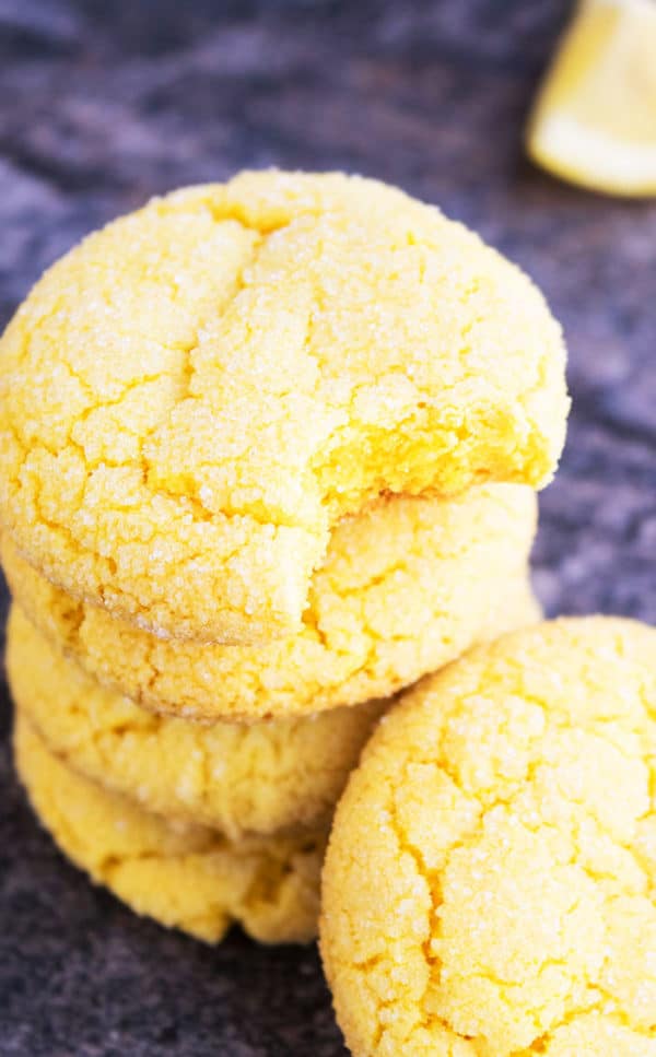 Easy Lemon Cookies {Soft + Chewy!} - CakeWhiz