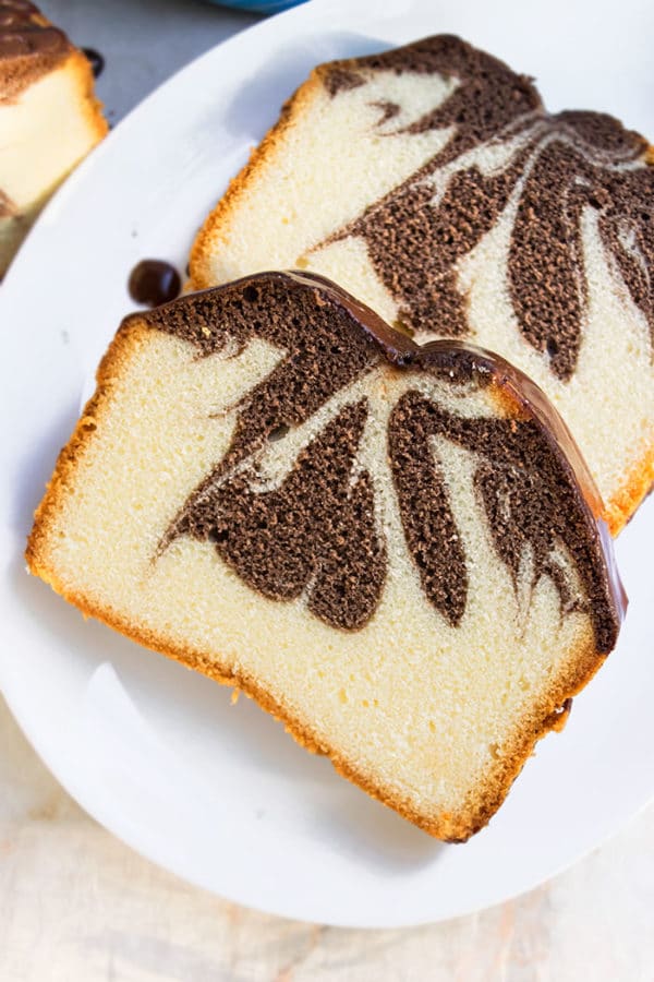 Marble Cake Recipe {From Scratch} - CakeWhiz