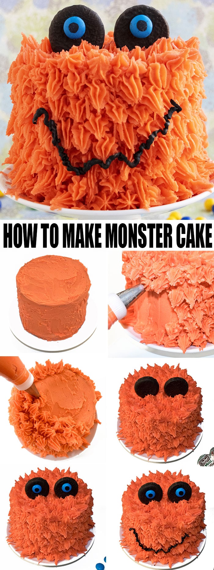 Easy Monster Cake - CakeWhiz