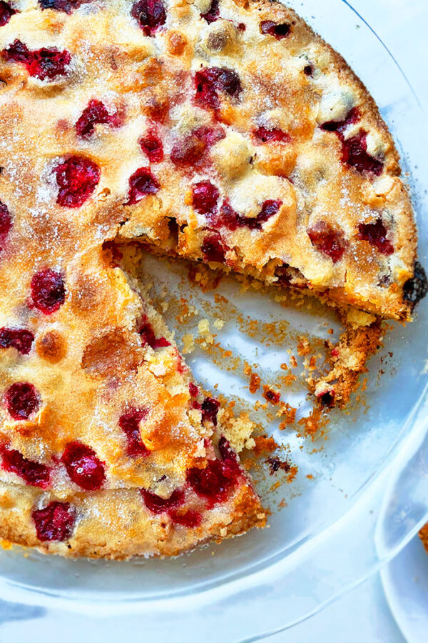 Crustless Cranberry Pie - CakeWhiz