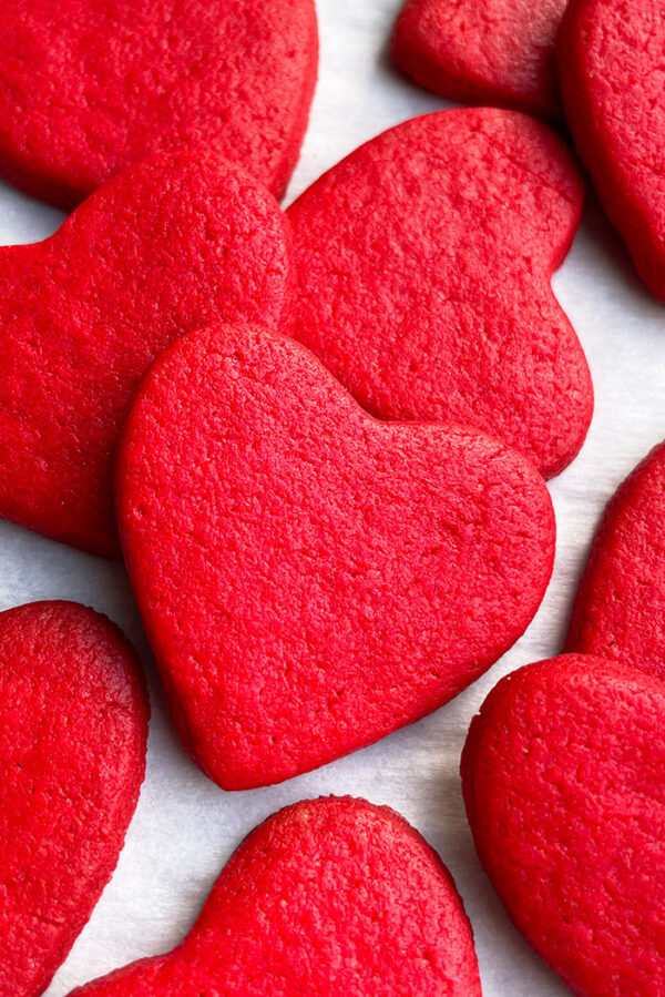 Easy Heart Cookies {With Cake Mix} - CakeWhiz