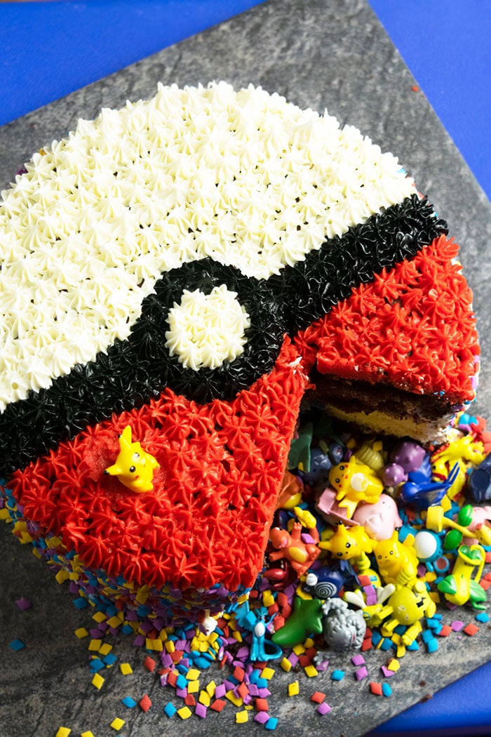 Easy Pokemon Cake Pokeball Cake CakeWhiz Easy Pokemon Cake Pokeball Cake CakeWhiz