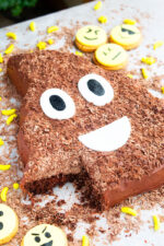 Easy Emoji Cake {Poop Cake} - CakeWhiz