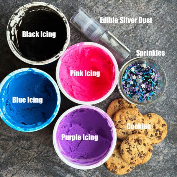 Easy Galaxy Cookies {Buttercream Icing} - CakeWhiz