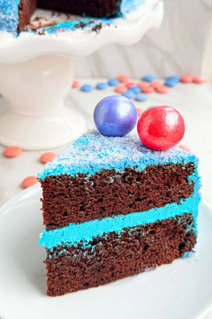 Easy Gender Reveal Cake {Baby Shower} - CakeWhiz