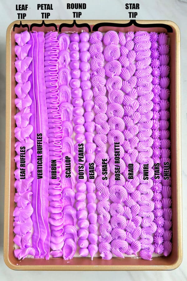 How To Pipe Cake Borders {buttercream} Cakewhiz