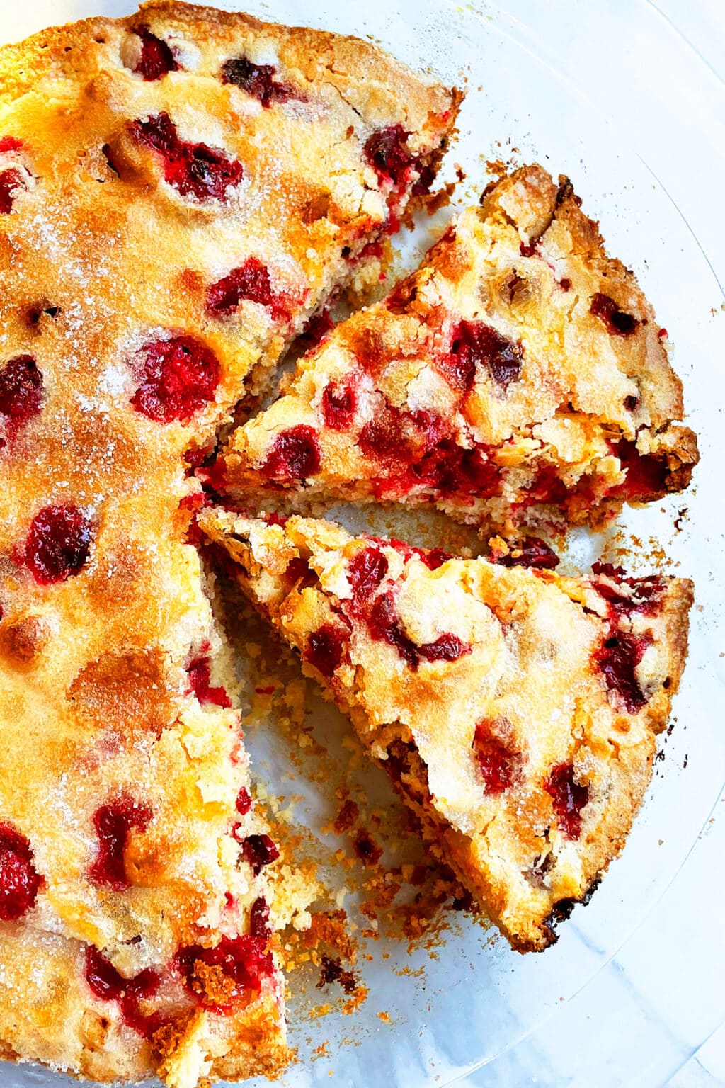 Crustless Cranberry Pie {Easy} - CakeWhiz