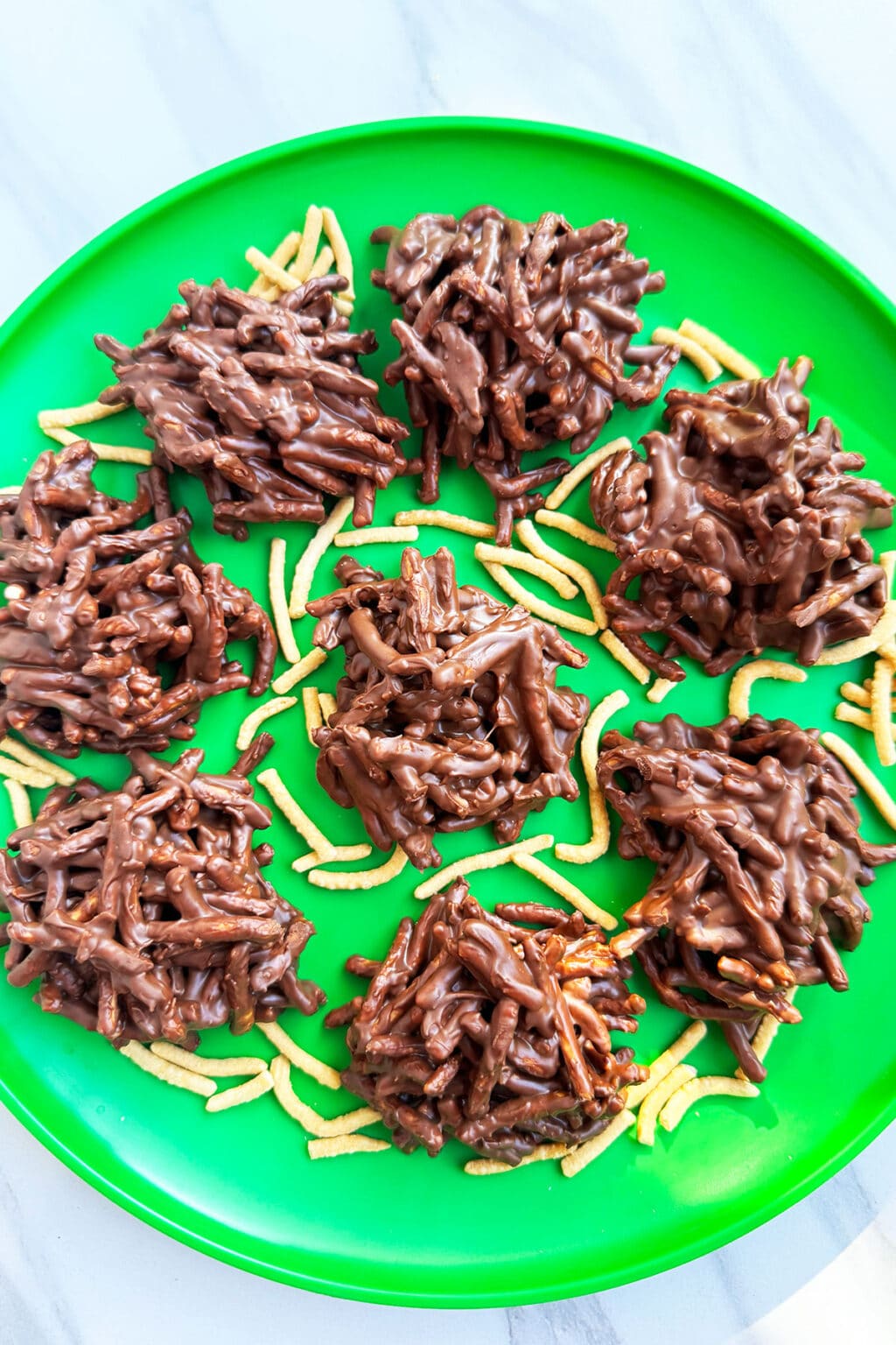 Chocolate Haystack Cookies {No Bake} - CakeWhiz